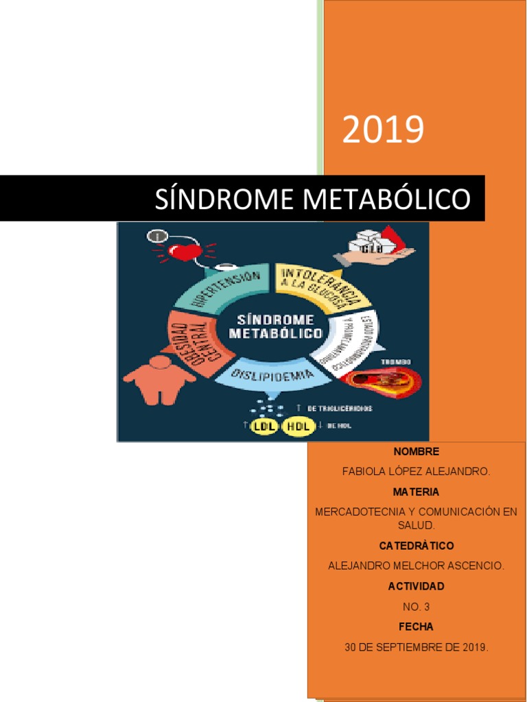 Sindrome Metabólico | PDF | Síndrome metabólico | Obesidad