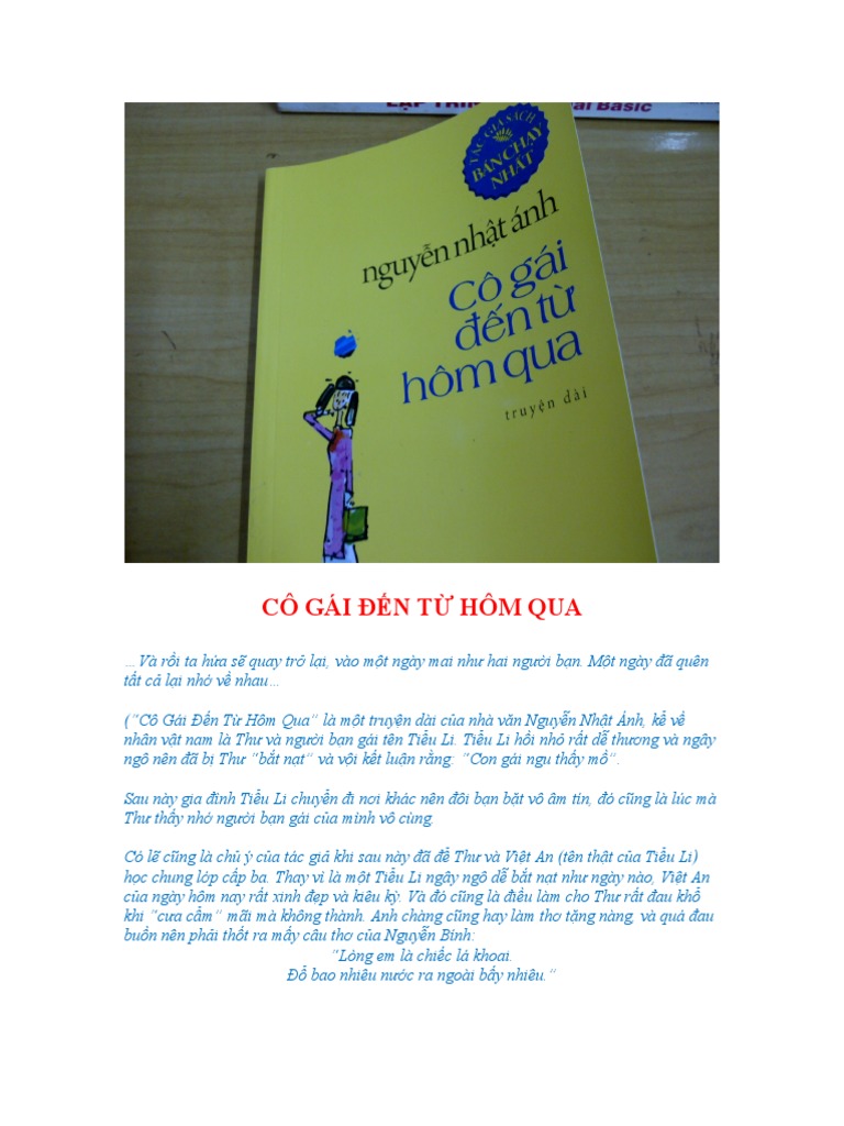 Co Gai Den Tu Hom Qua | PDF