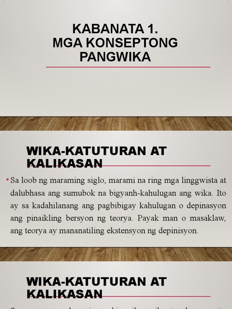Kabanata 1 | PDF