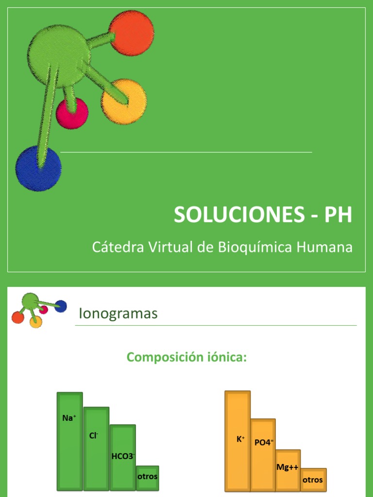 Soluciones y equilibrio ácido-base: conceptos fundamentales | PDF | Ph ...