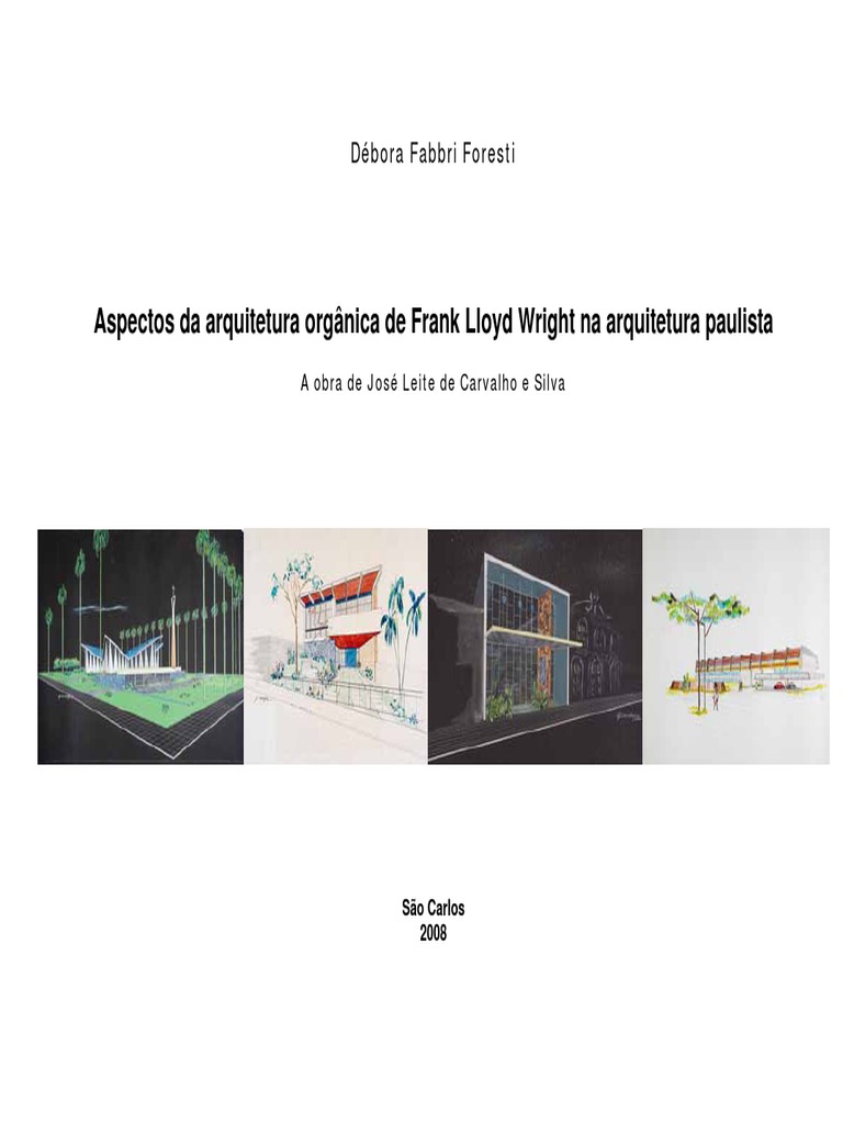 (FUJIOKA) Aspectos Da Arquitetura Orgânica de Frank Lloyd Wright Na ...