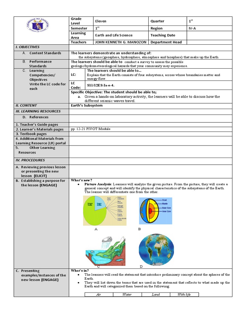 DLP-Earth's Subsystem | PDF | Learning | System