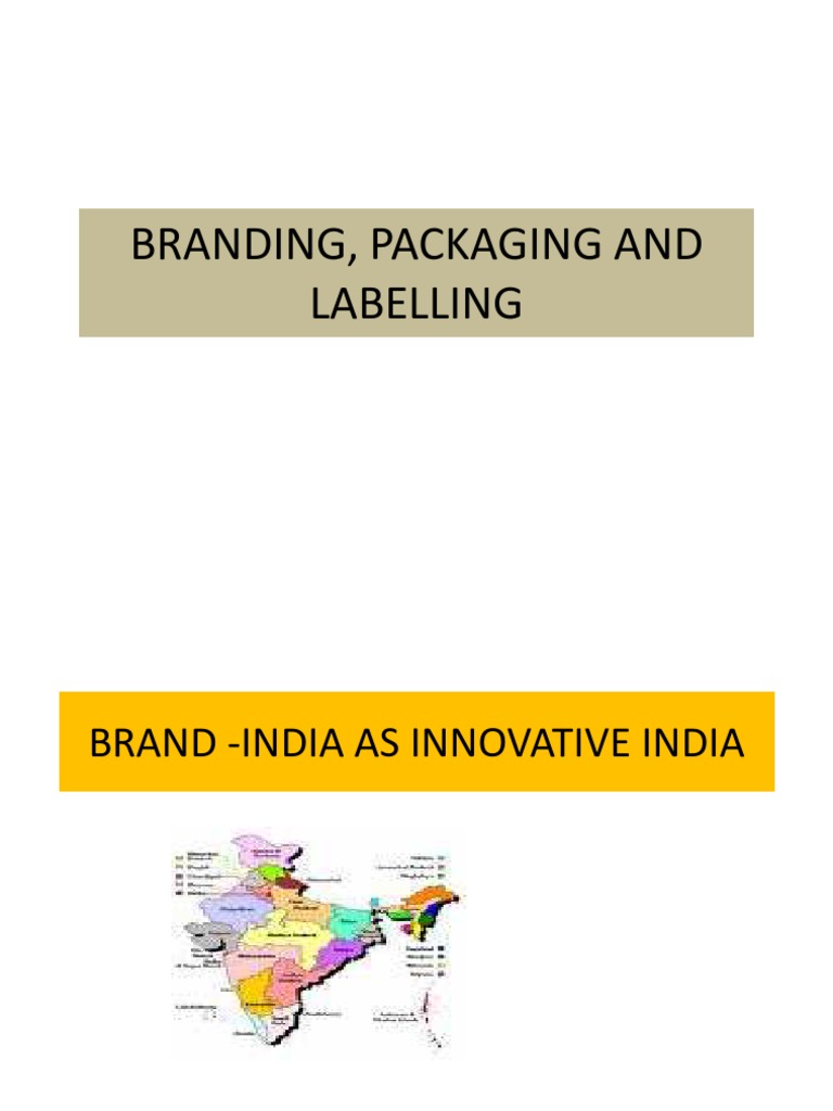 Marketing Branding, Packaging and Labelling) | PDF | Packaging And ...