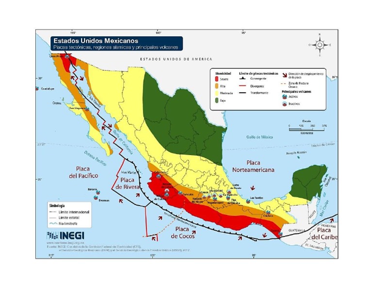 Mapa De Placas Mexico Pdf 5208
