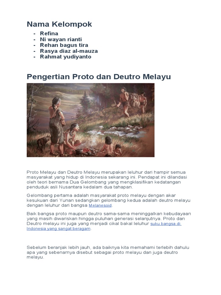 Proto Melayu Deutro Melayu IPS | PDF