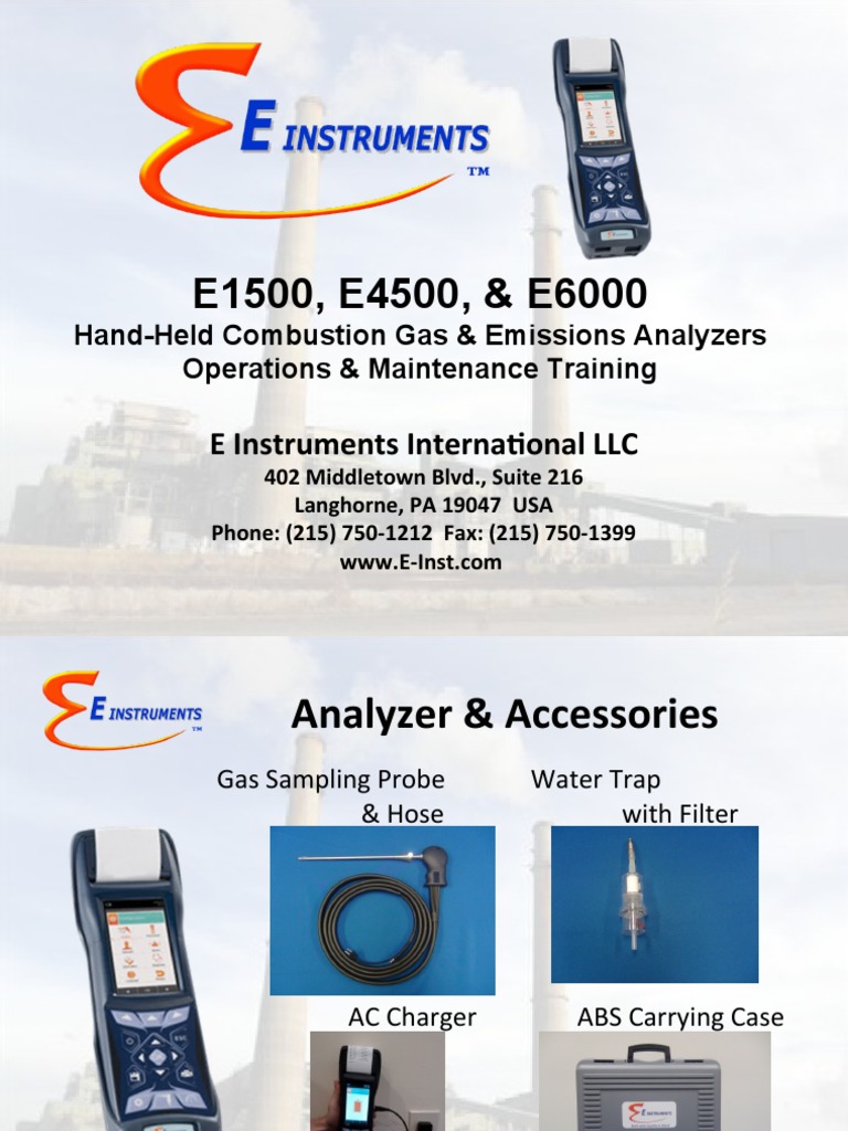 E Instruments E1500 E4500 E6000 Training | PDF | Application Software | Printer (Computing)