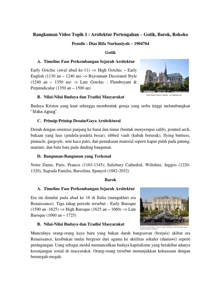 Arsitektur Pertengahan | PDF | Seni