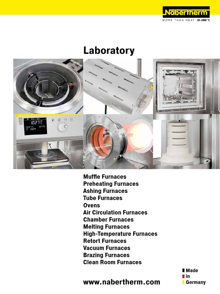Laboratory Furnaces Guide | PDF | Metallurgical Assay | Vacuum Tube