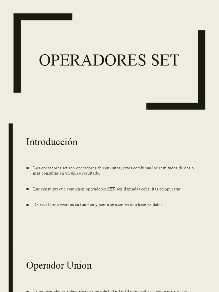 Act 6. Operadores Set-Carga1 | PDF | Bases de datos | Mi sql