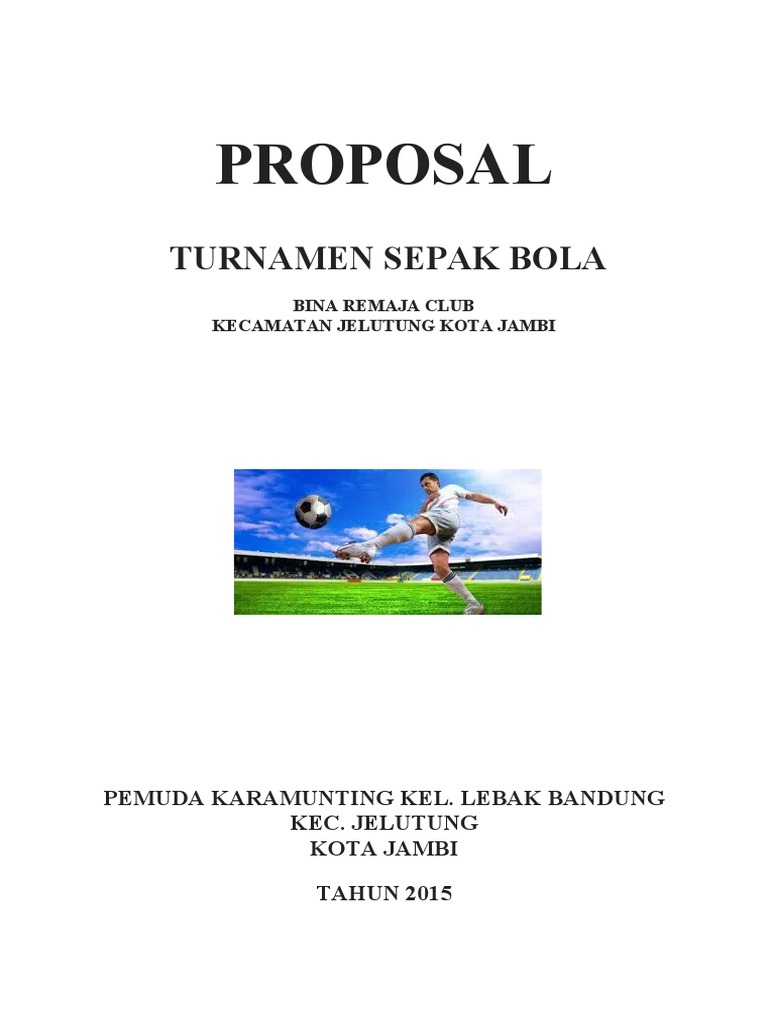 Proposal-Turnamen-Sepak-Bola 2 | PDF