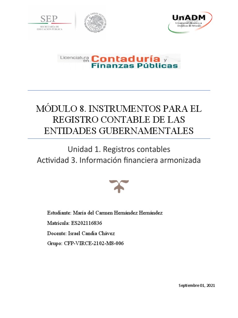 M8 U1 A3 MA Analisis | PDF | Contabilidad | Presupuesto