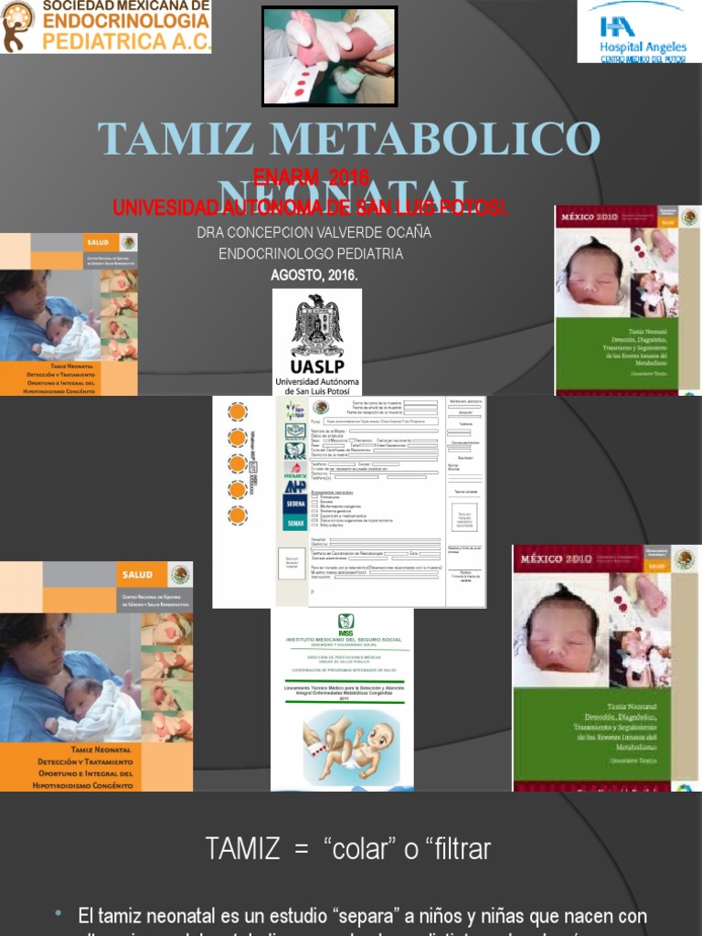 Tamiz Neonatal | PDF | Tiroides | Hipotiroidismo