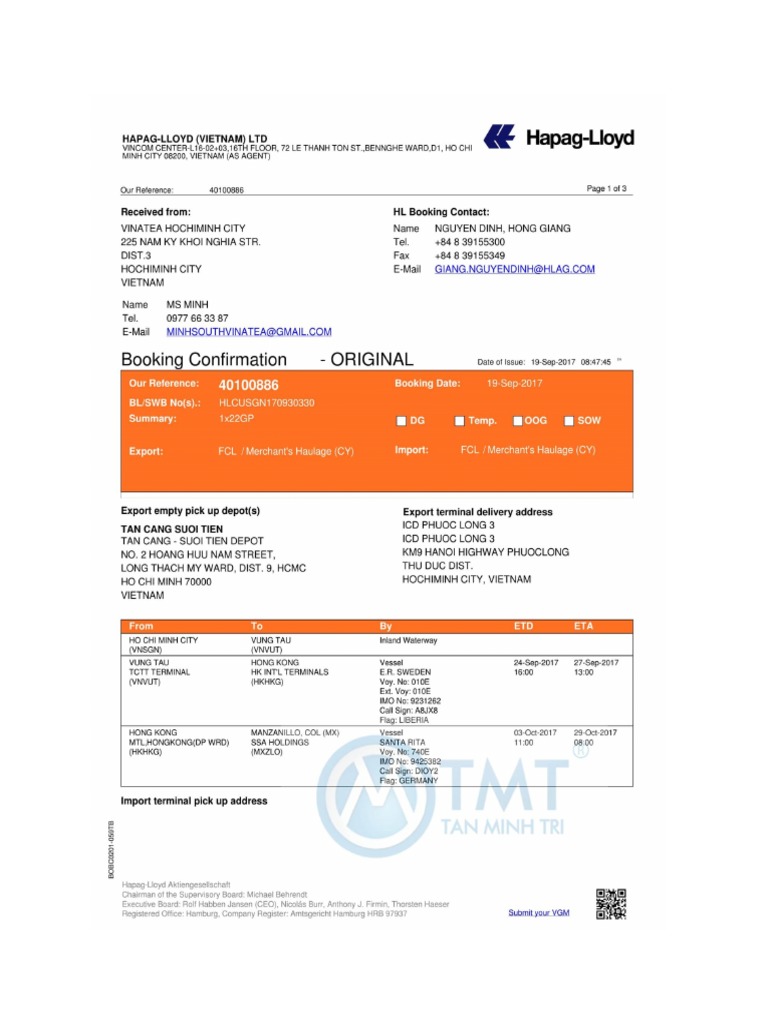 Hapag Lloyd | PDF