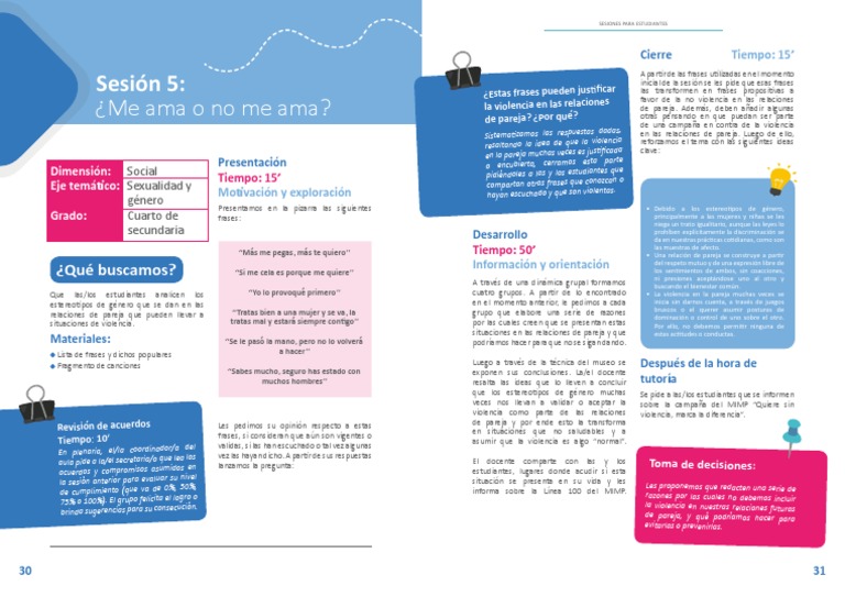 Me Ama o No Me Ama | PDF | Violencia | Estereotipos