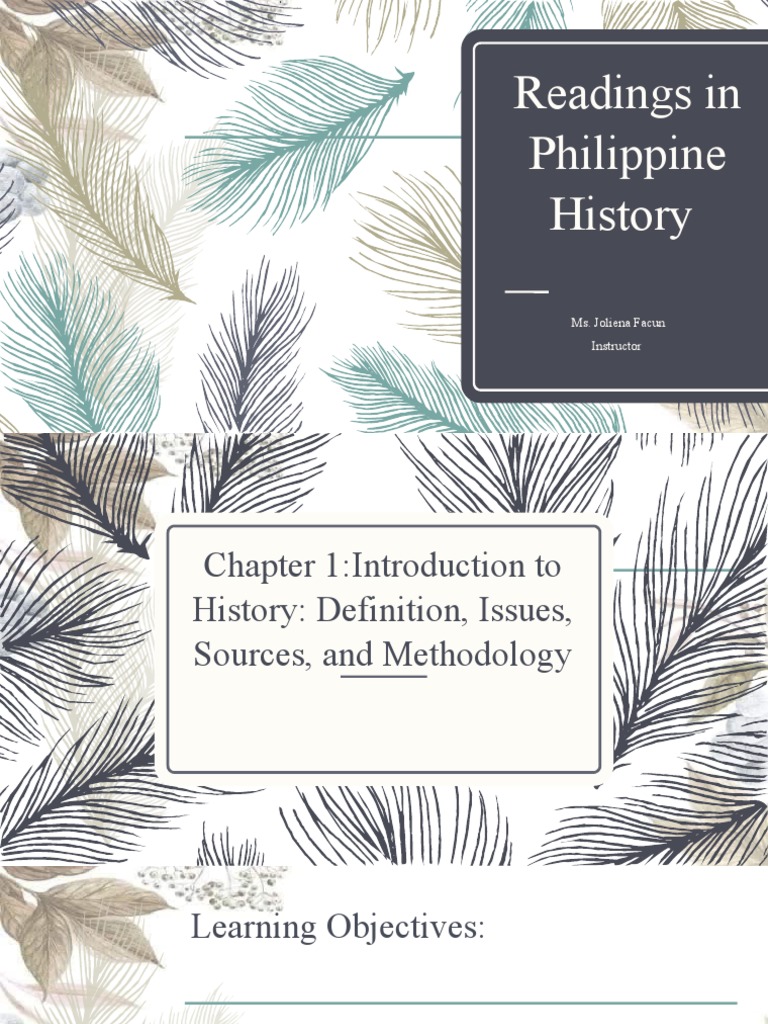 Chapter 1 .1readings in Philippine History | PDF | Primary Sources | Historiography
