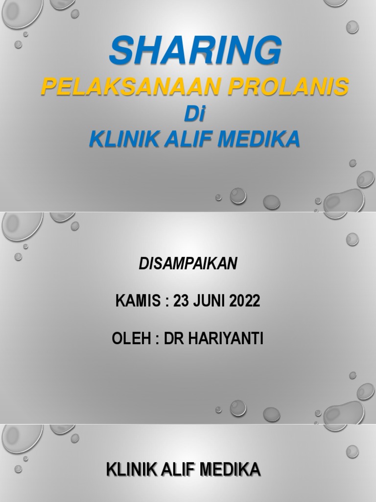 Prolanis Klinik Alif Medika 2022 | PDF | Gaya Hidup