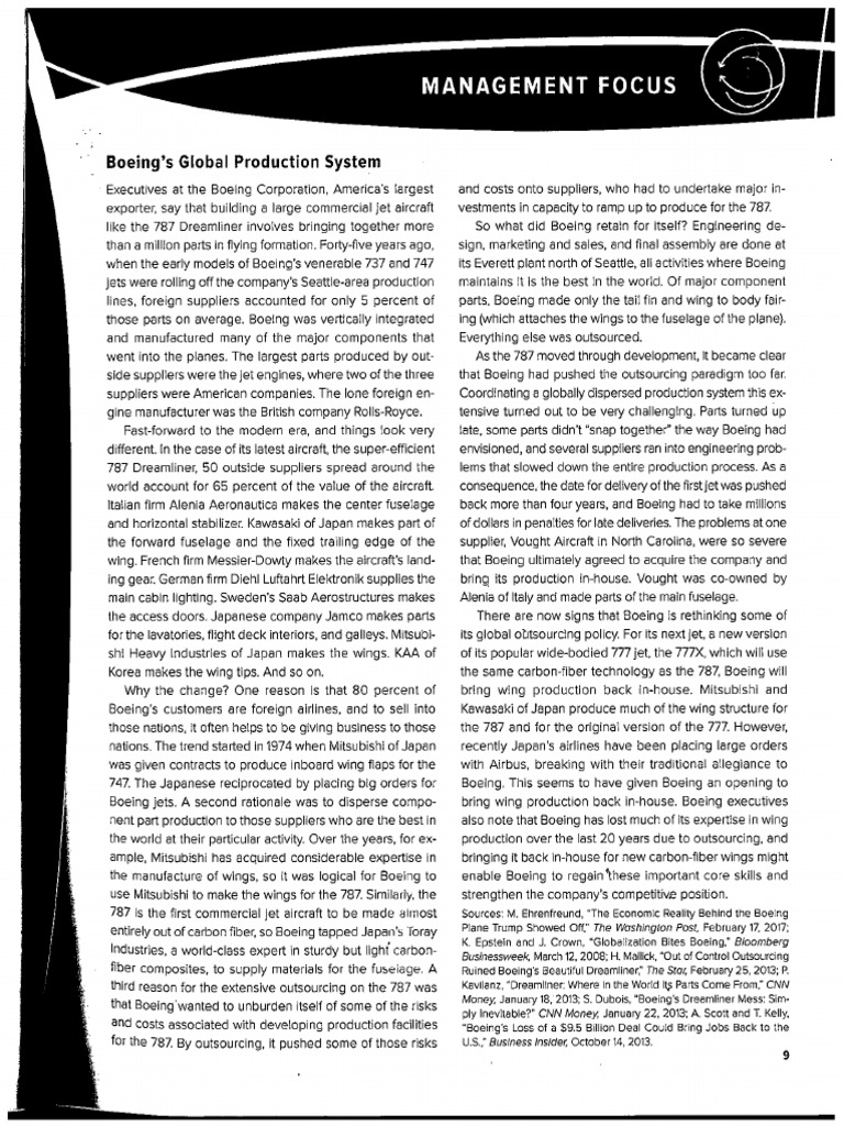 Boeing Case Study | PDF