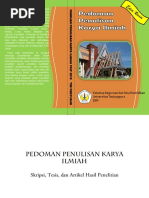 Pedoman Penulisan Karya Ilmiah 2017 (PPKI UM) | PDF