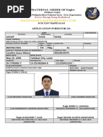 EAGLES Application Form | PDF | Government