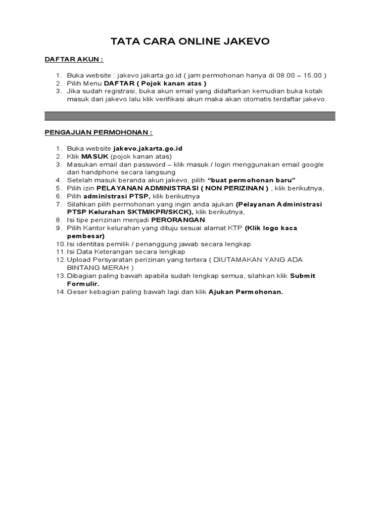 Formulir Dan Pernyataan KPR Dan SKTM Jakevo | PDF | Karier ...