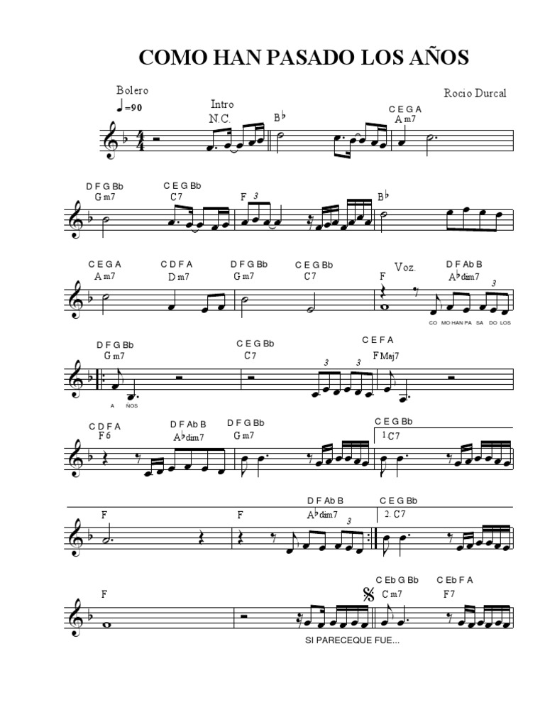 Como Han Pasado Los Años | PDF