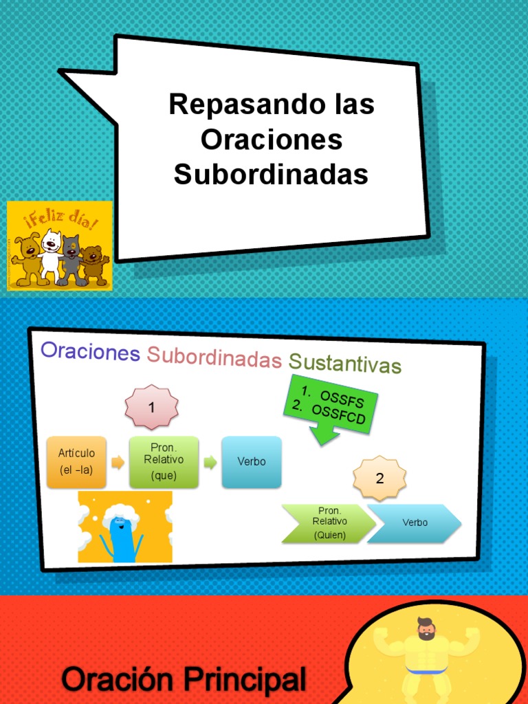 Oraciones Subordinadas - Repaso | PDF | Adverbio | Tipología Lingüística