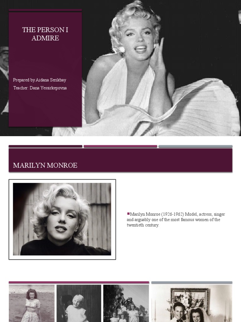 The Person I Admire Presentation | PDF