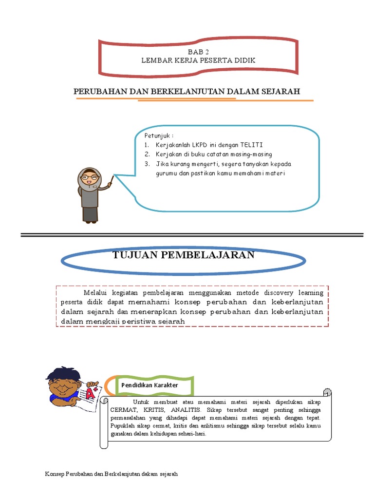 Mengkaji Konsep Perubahan dan Berkelanjutan dalam Sejarah | PDF