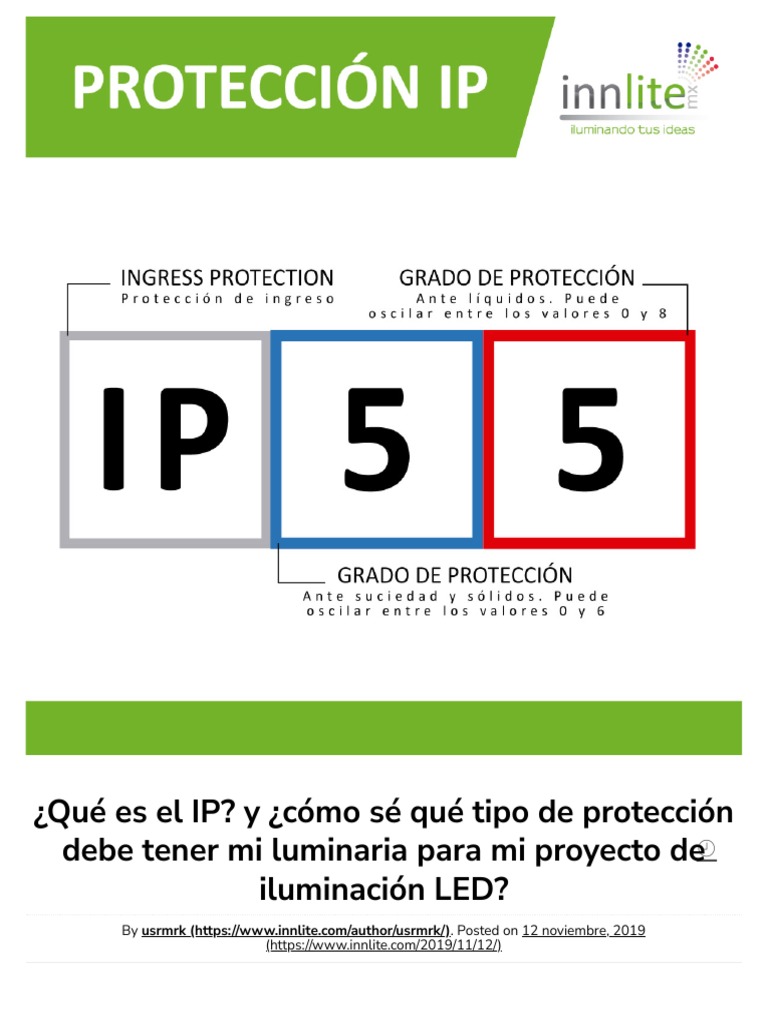 ¿Qué Es El IP? y ¿Cómo Sé Qué Tipo de Protección Debe Tener Mi ...
