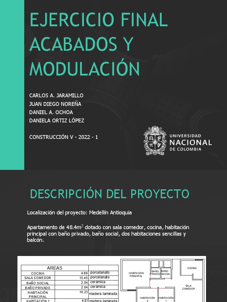 Ejercicio Final Acabados y Modulación | PDF | Ducha | Cocina