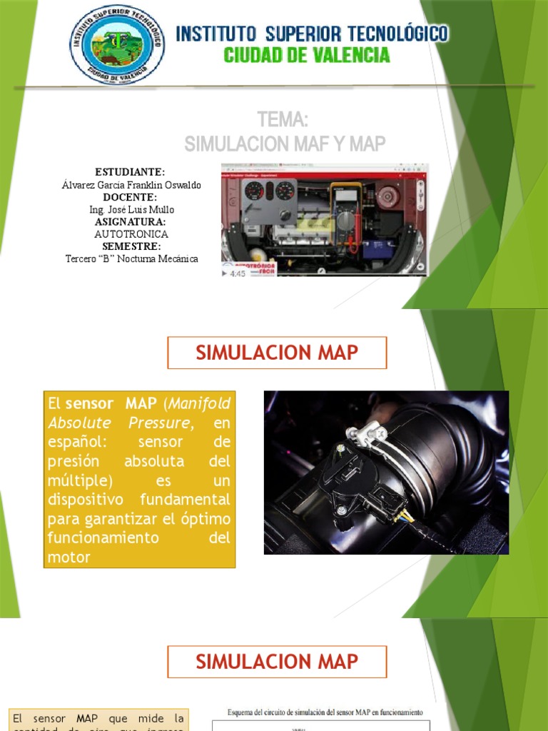 Simulacion Map y Maf | PDF | Sensor | Electricidad