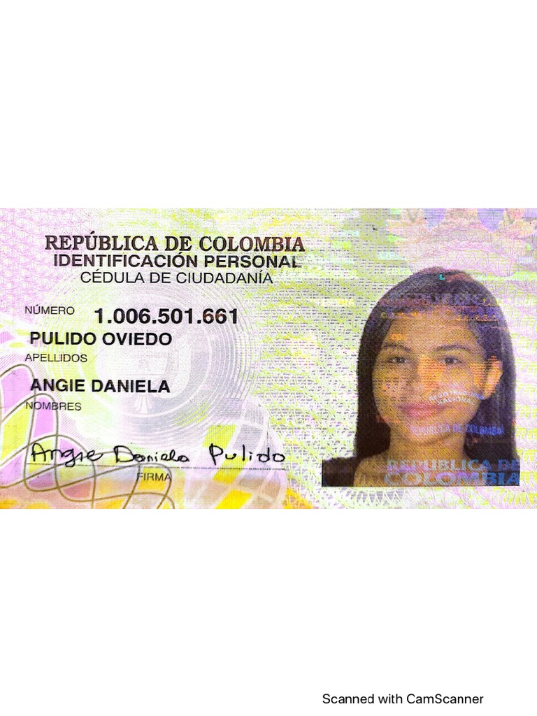 Cédula Daniela | PDF