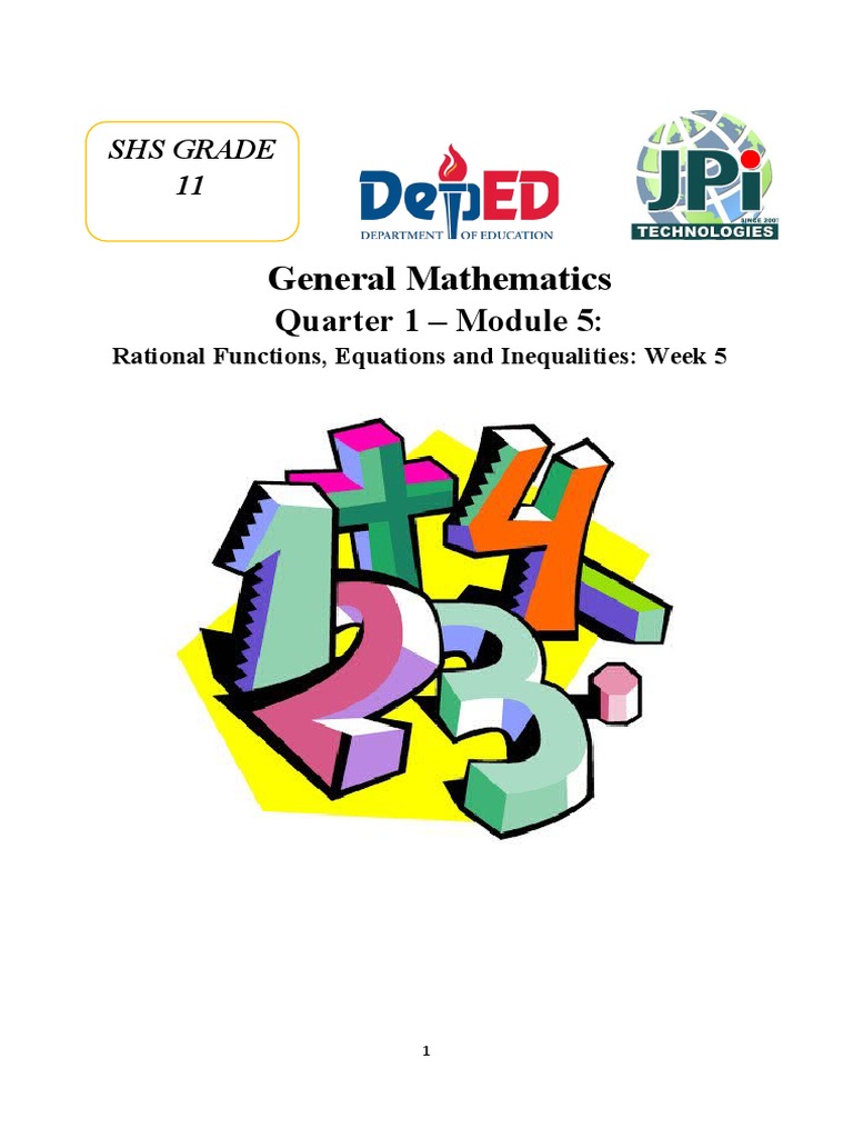 GenMath Module 5 Week 5 | PDF | Polynomial | Function (Mathematics)