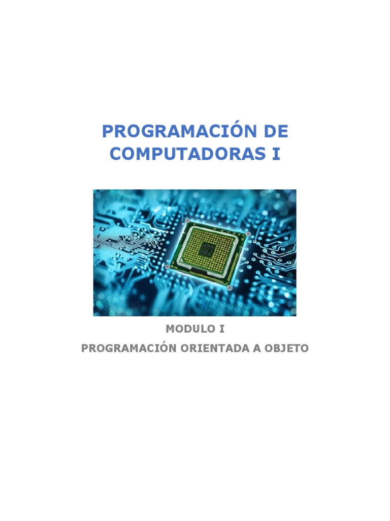 Modulo I - PROGRAMACIÓN ORIENTADA A OBJETO | PDF | Programación orientada a objetos | Objeto ...