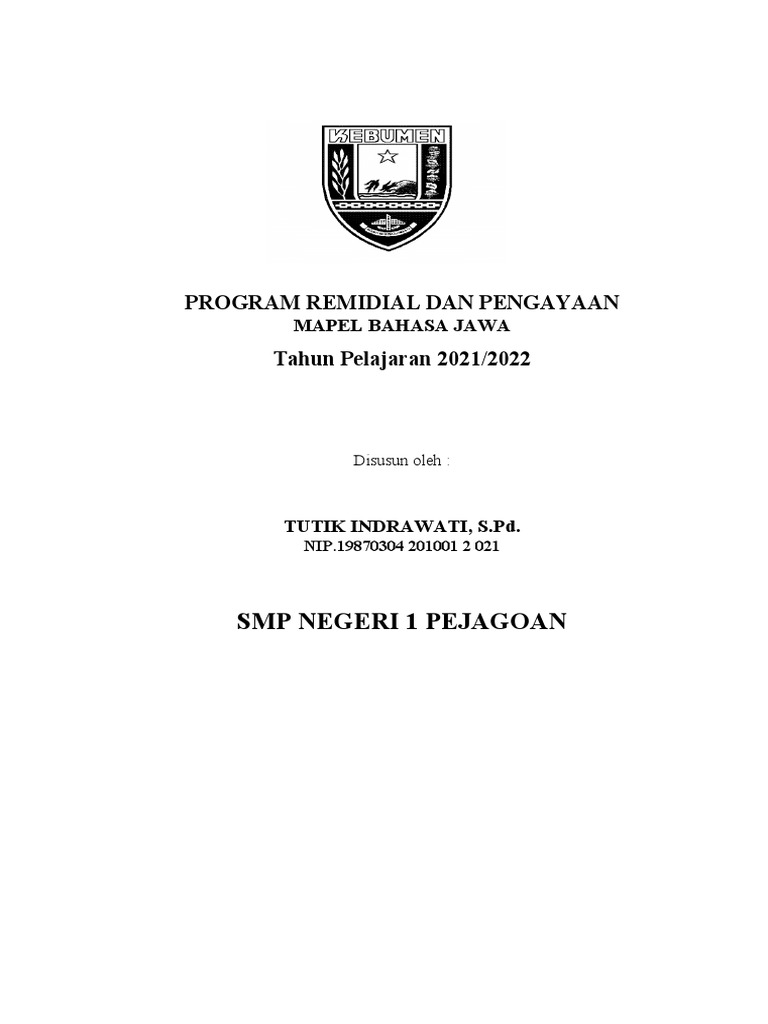 Program Pengayaan Dan Remidial | PDF