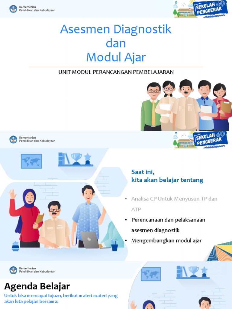 Materi Asesmen Diagnostik Dan Modul Ajar - Asinkronus Sesi 2 | PDF