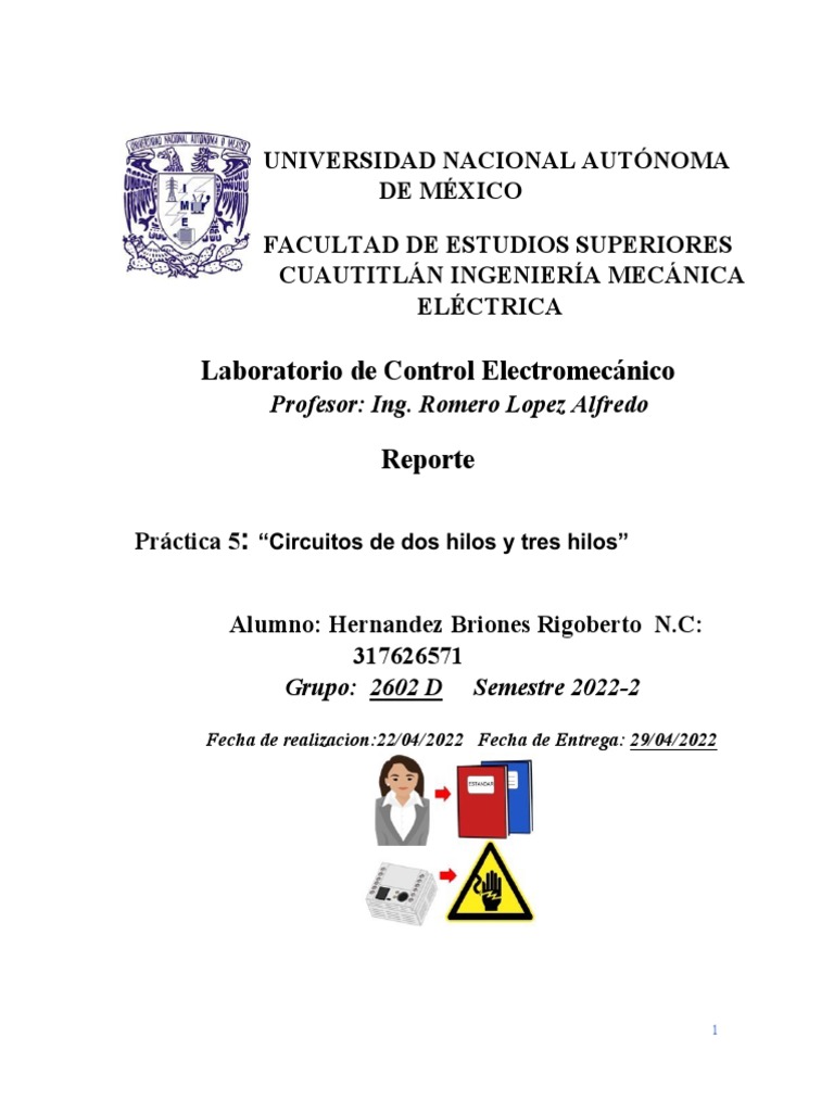 Circuitos de control electromecánico: Paro y arranque de motores ...