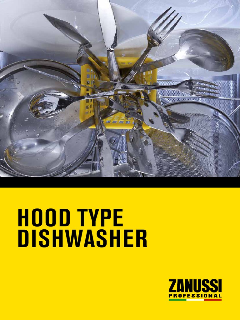 Hood Type Dishwasher | PDF | Dishwasher | Water