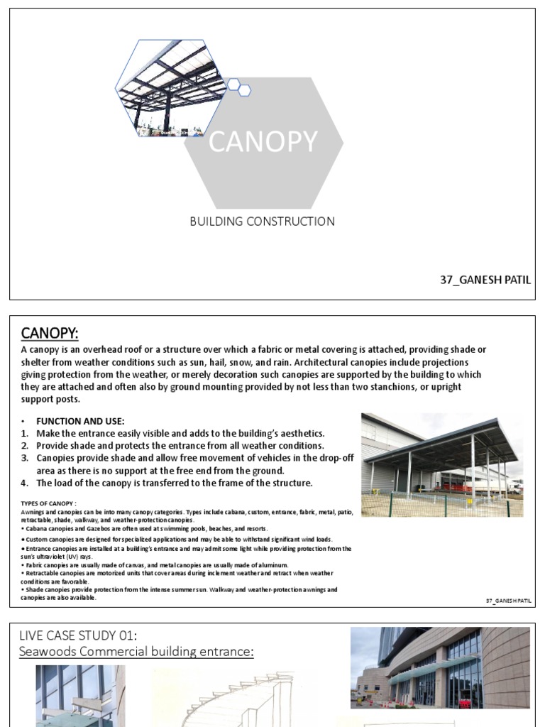 CANOPY_37 | PDF | Building Engineering | Architectural Elements