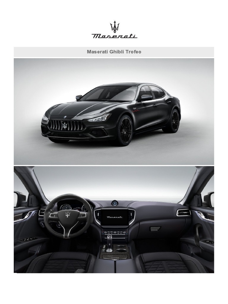 Maserati BD6A86F4 | PDF | Product Introductions | Automotive Industry