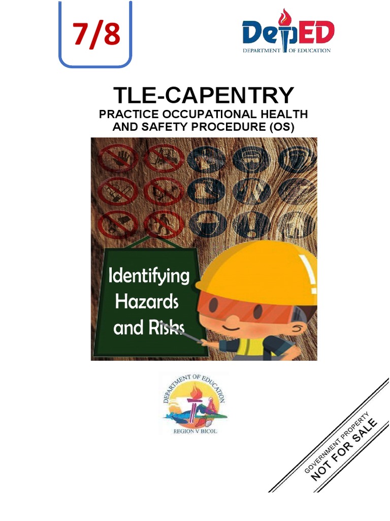 Carpentry 7&8 Quarter 4-Module 1.1 | PDF | Risk | Hazards