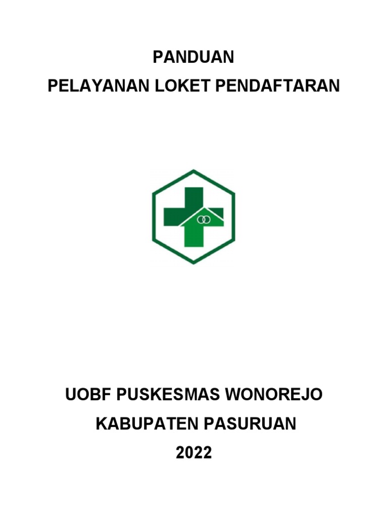 Panduan Loket Pendaftaran | PDF