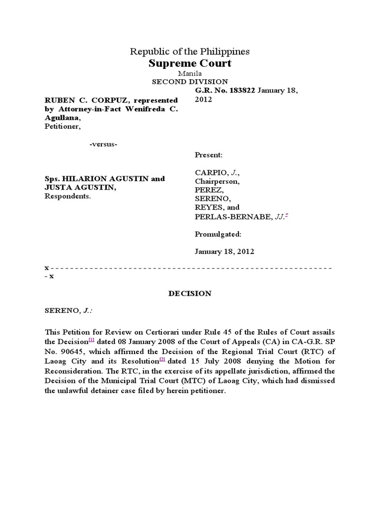 CA upholds dismissal of ejectment case over double sale of properties ...