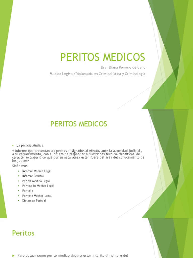 Peritos Medicos | PDF | Testigo experto | Justicia