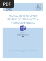 Como Ingresar A Teams Desde El Correo Institucional | PDF