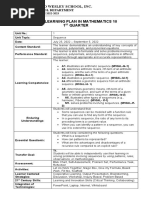 CURRICULUM MAP Math 7 | PDF | Mathematics | Polynomial