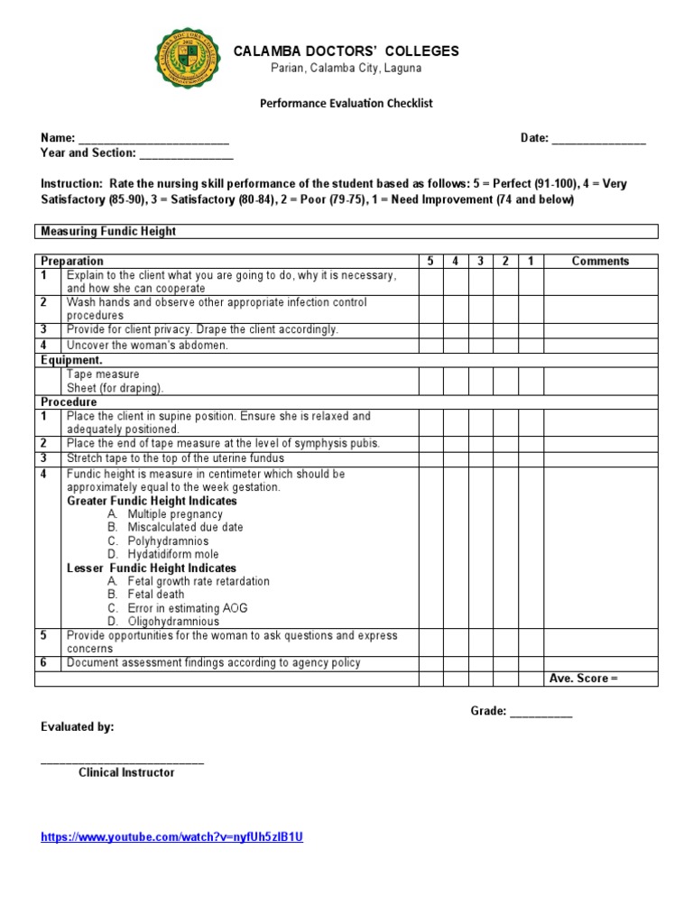 RD2 Fundic Height Measurement | PDF