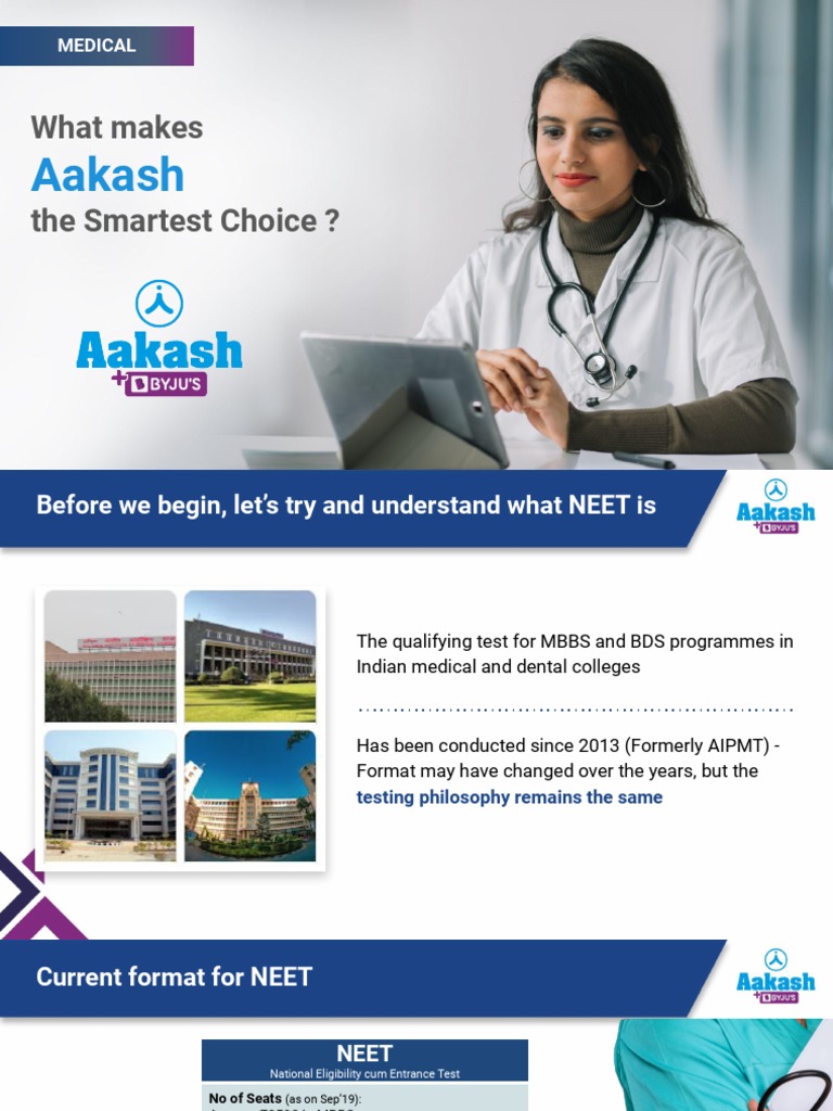 Aakash BYJU'S Live Online Classroom - NEET - Counselling Deck | PDF ... Aakash BYJU'S Live Online Classroom - NEET - Counselling Deck | PDF ...