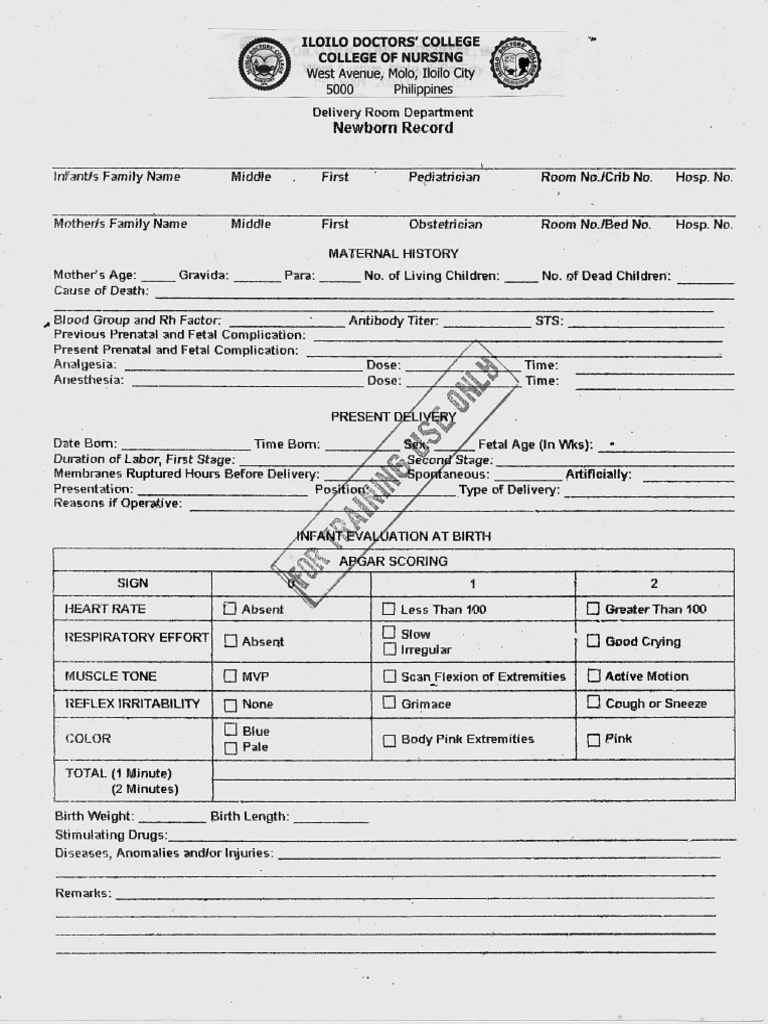 newborn record | PDF