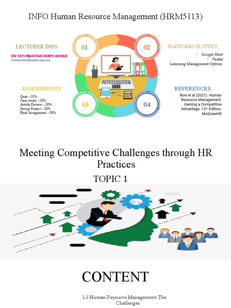 TOPIC 1 - Meeting Competitive Challenges Through HR Practices | PDF | Human Resource Management ...